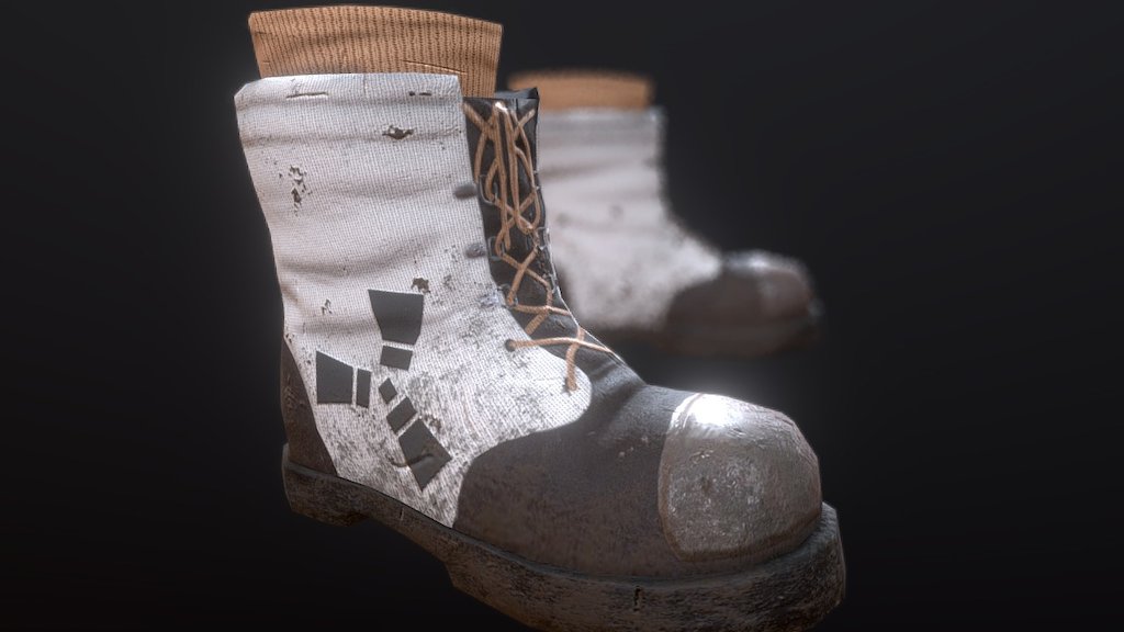 Bank Robber Boots Rust Skin - 3D model by Milos Baskic (@MilosBaskic ...