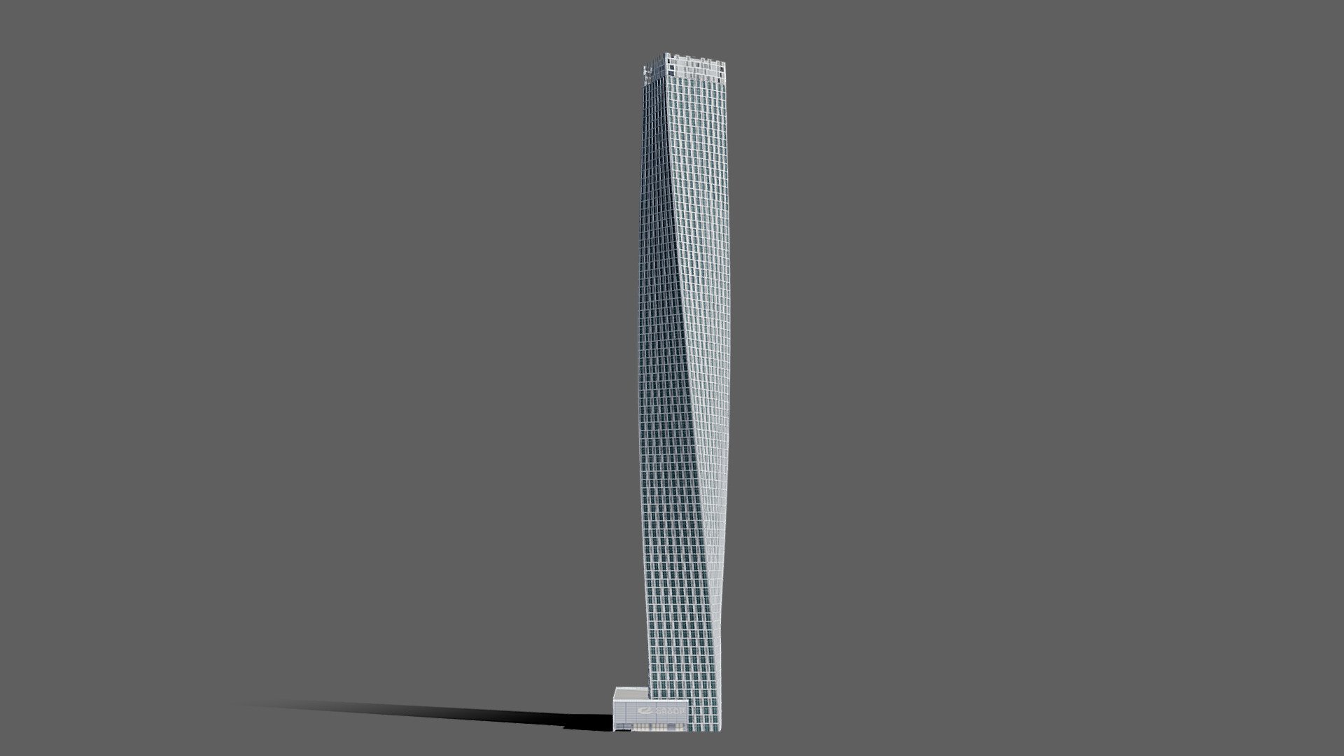 Cayan Tower - Dubai marina - Buy Royalty Free 3D model by 1Quad (@1.Quad) [13face2] - Sketchfab ...