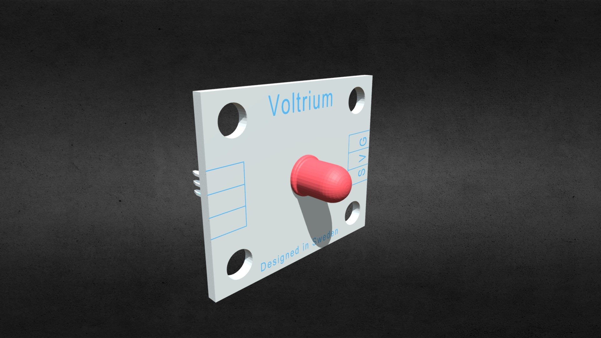 RED LED - 3D model by saffarini [13fb584] - Sketchfab