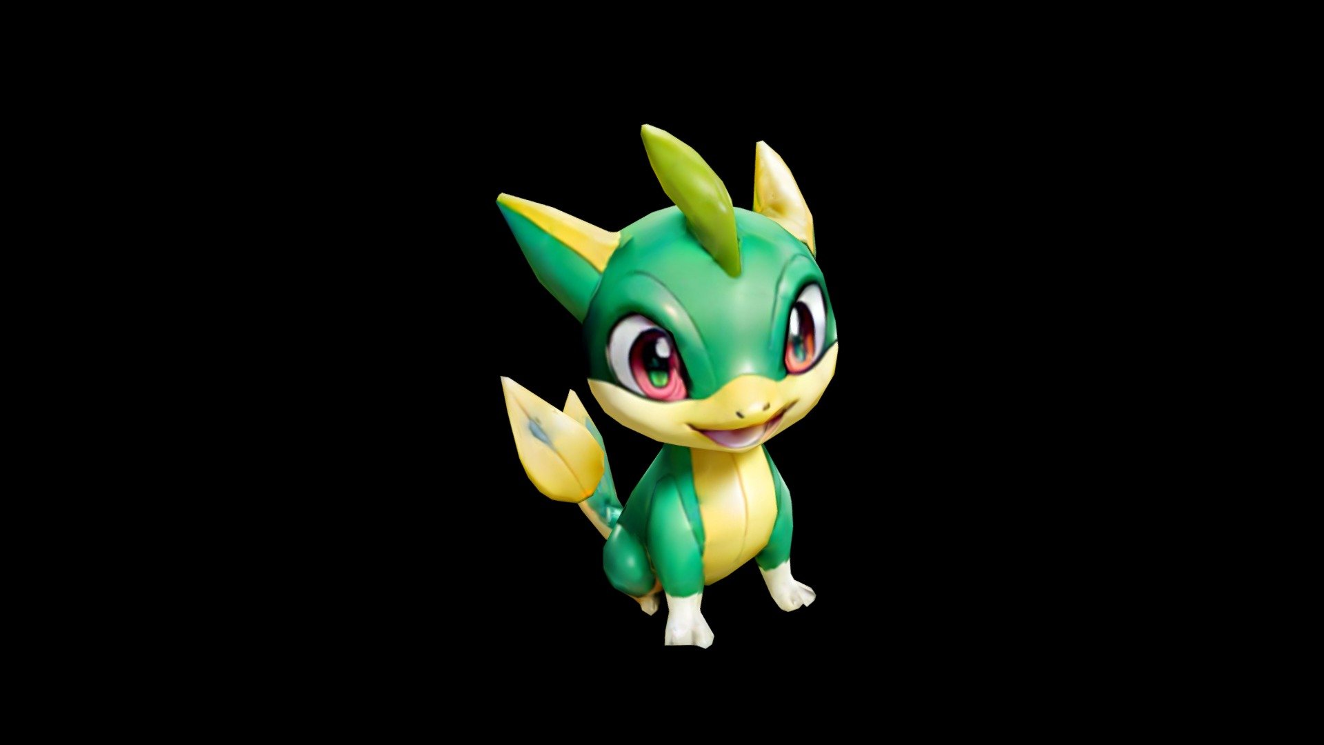 Frontline The Green Growl with a vibrant green, - Download Free 3D ...