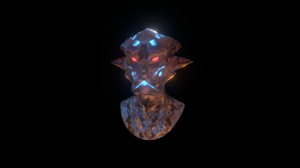 Alien Head - 3D model by Angel David (@Angeldavid) [13ff07c] - Sketchfab