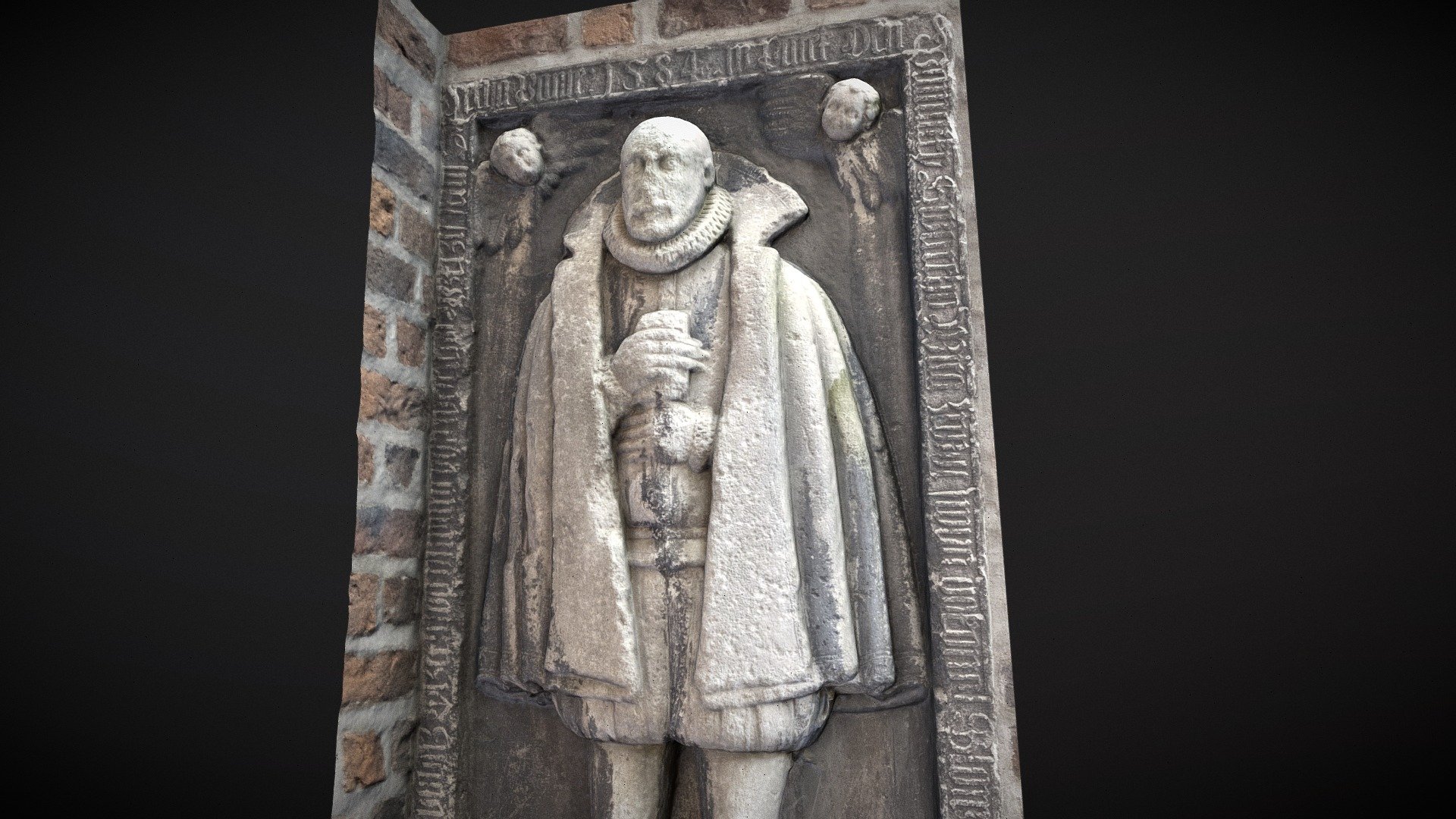 Beautiful Tombstone Epitaph - 3D model by Tomáš Musílek (@parleur ...