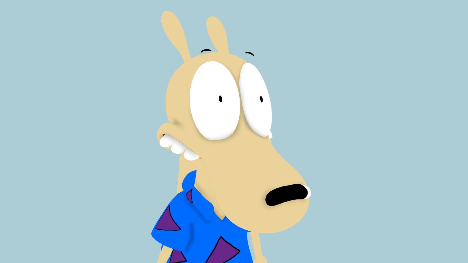 Rocko - 3D model by Zachary the Rocko Guy (@zacharytherockoguy ...