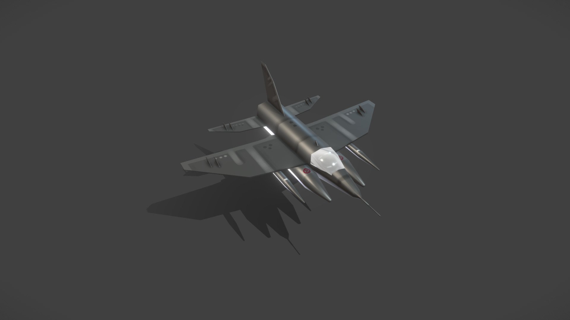 LOWPOLY WAR PLANE - 3D model by Constanza_Valenzuela ...