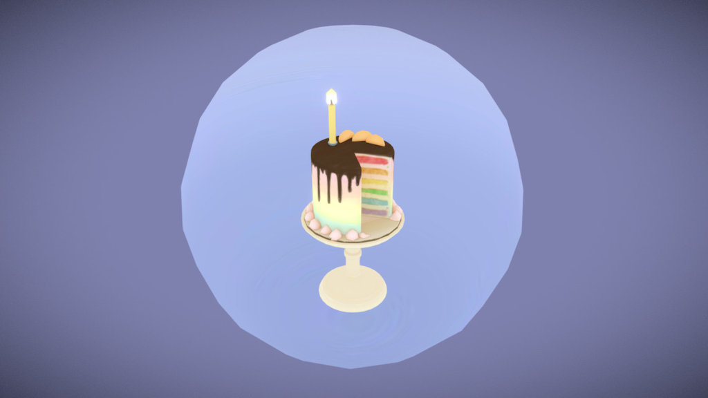 Happy Birthday~ - 3D model by Penny (@fenelope) [140244b] - Sketchfab