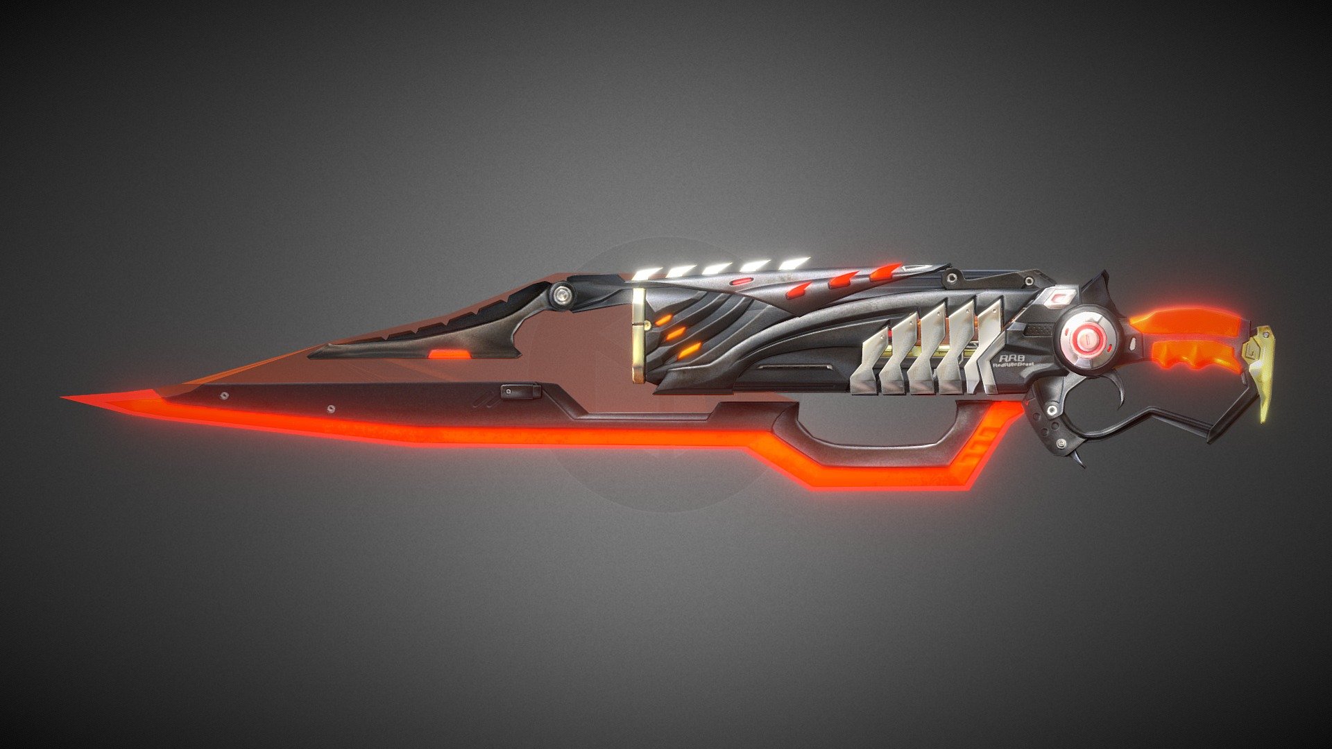 CrossFire's AK47 Red Beast Ion Blade - 3D model by AlxDemento [1402632 ...