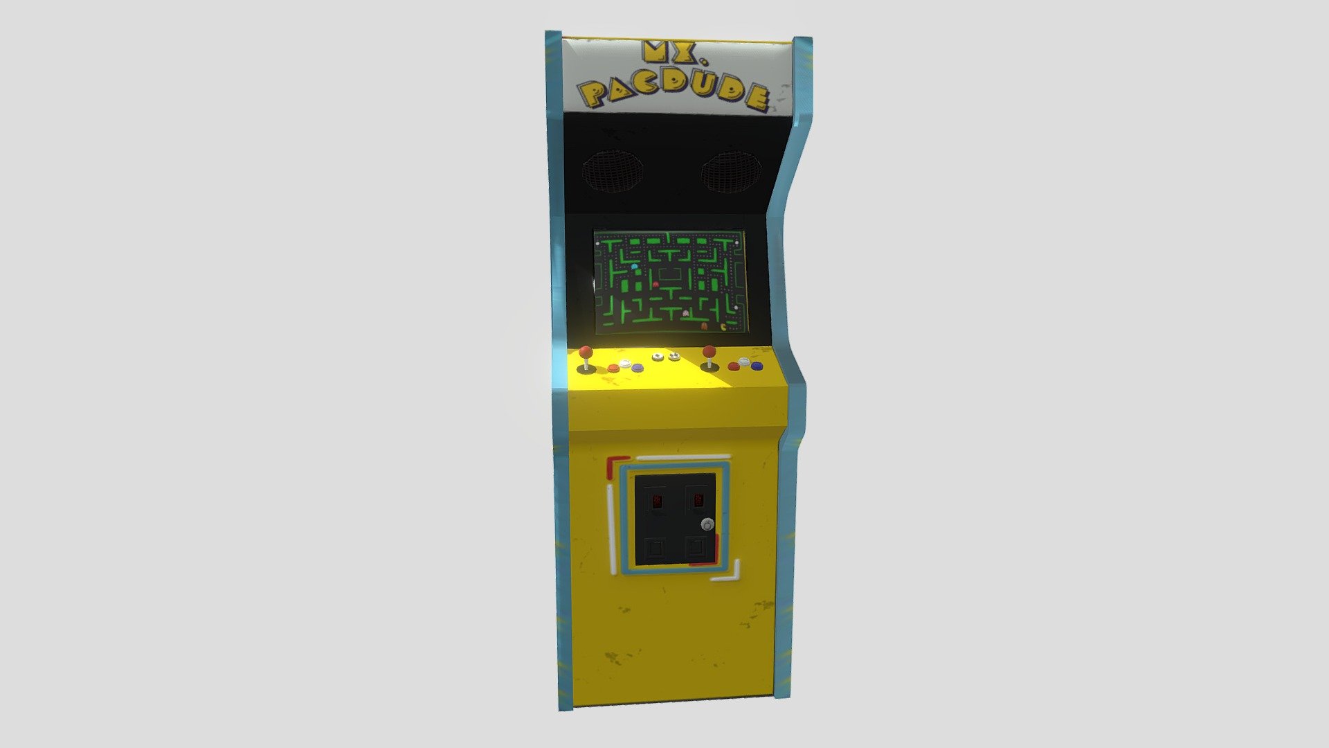 Arcade Cabinet Texture and Render - 3D model by Lyn Oquendo (@lynoq ...