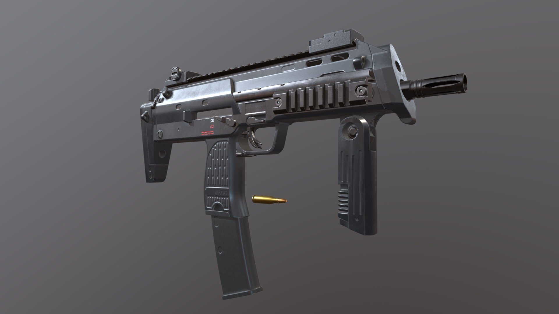 MP7A1 - 3D model by no12u [140340a] - Sketchfab