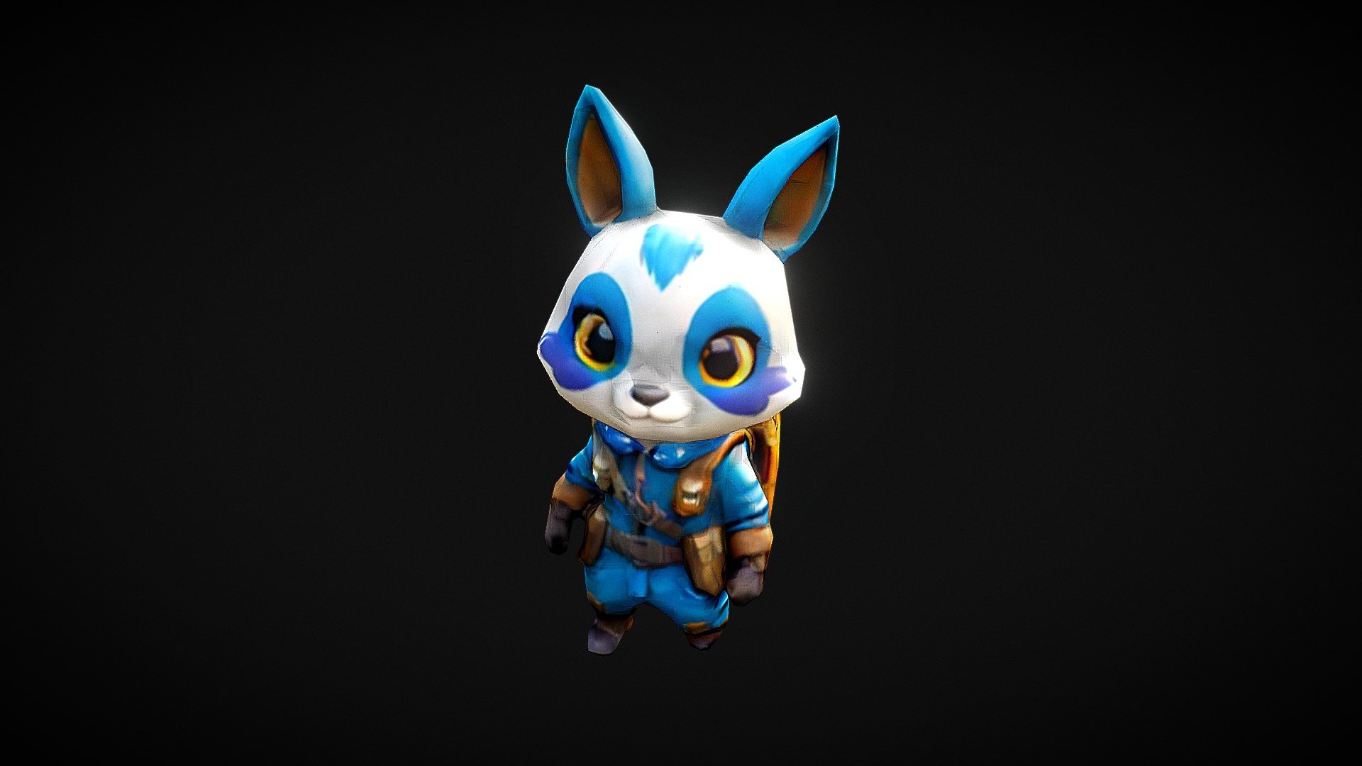 Pokémon GoA Pokémon standing in front of a color - Download Free 3D ...