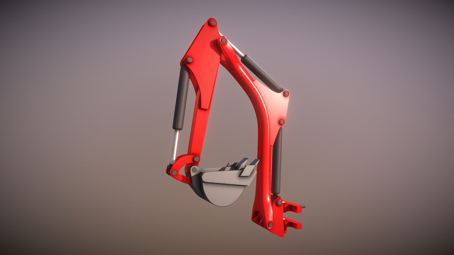 Rigged Excavator Shovel Arm -1- (High-Poly) - Buy Royalty Free 3D model ...