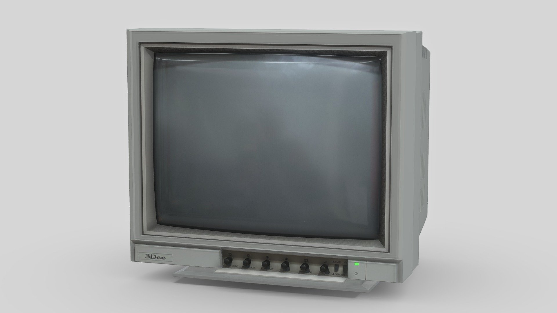 Retro Monitor - Buy Royalty Free 3D model by 3Dee (@mellydeeis ...
