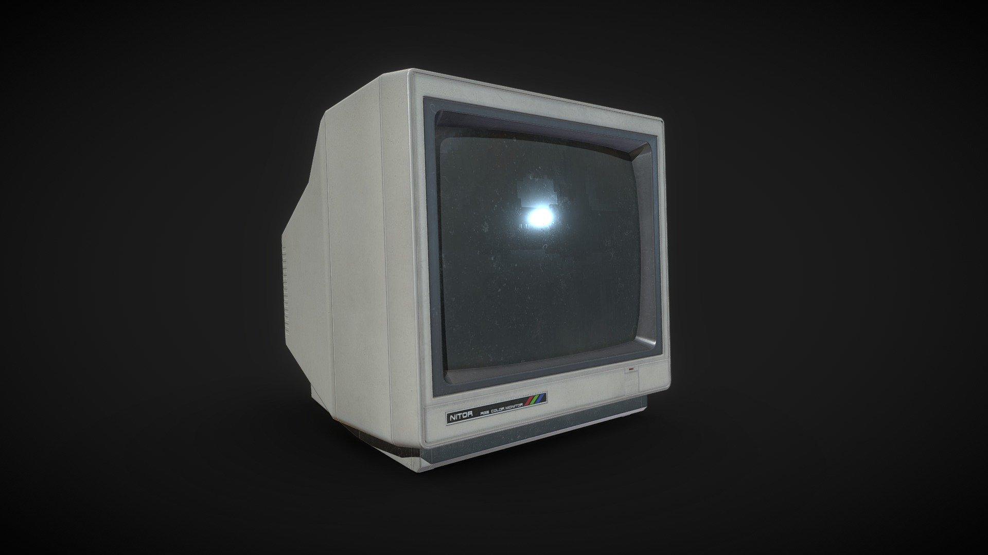 CRT Monitor - Buy Royalty Free 3D model by Xomes [14056b1] - Sketchfab ...