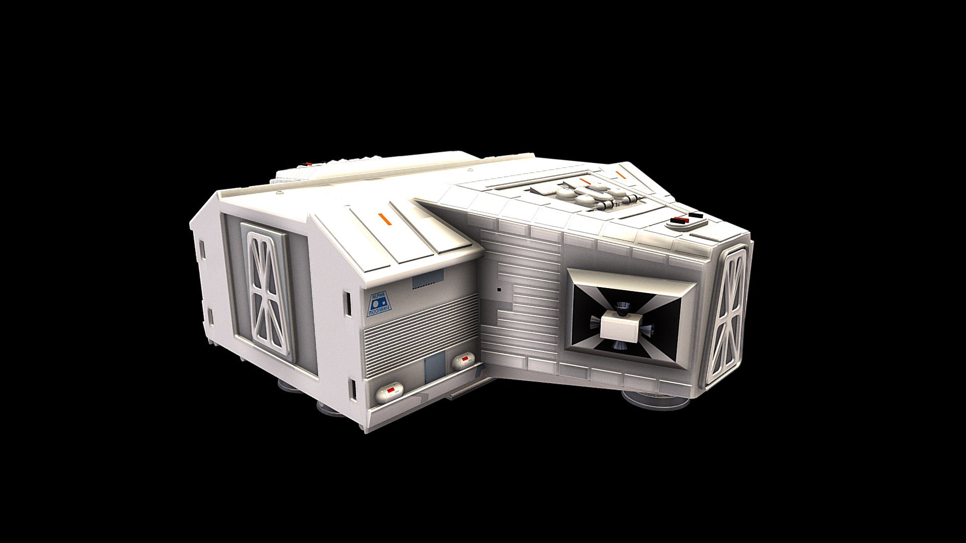 Eagle Lab Pod - Space: 1999 - Download Free 3D model by timblewee ...
