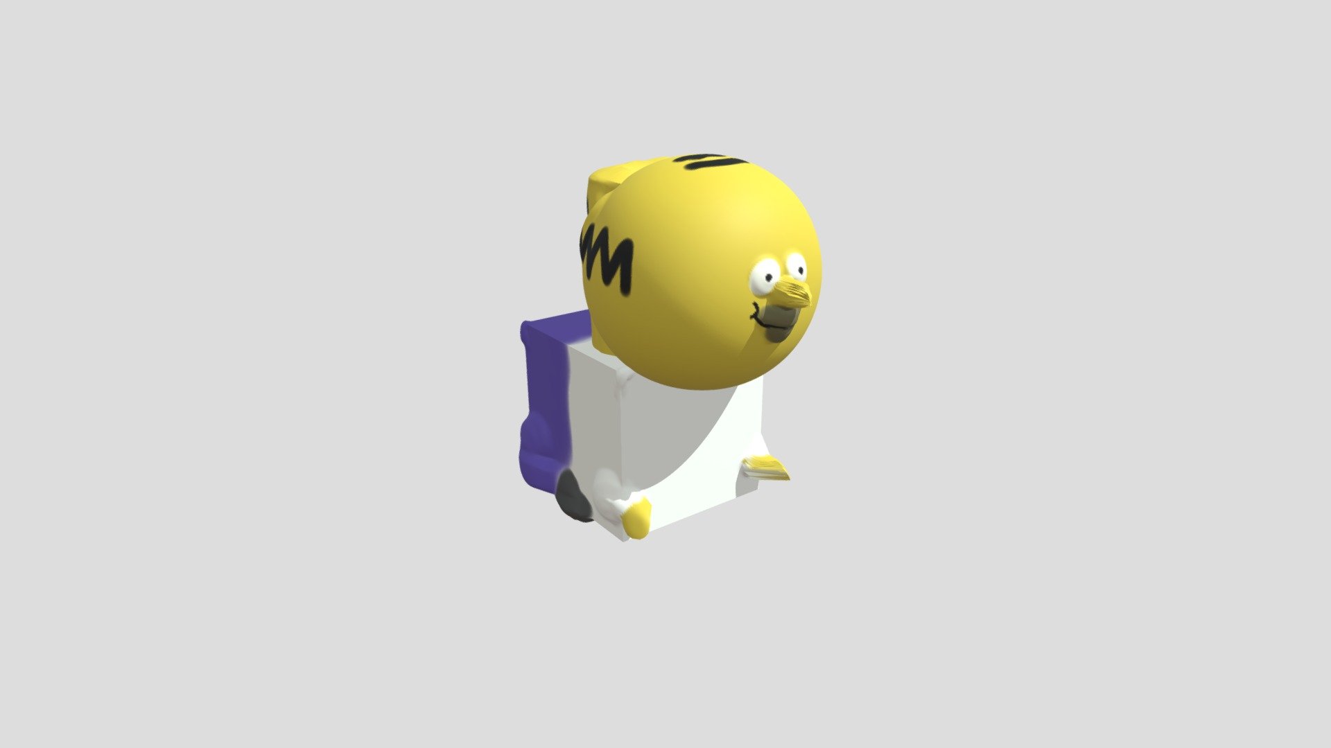 The Homer creature - 3D model by Sprag [1406975] - Sketchfab
