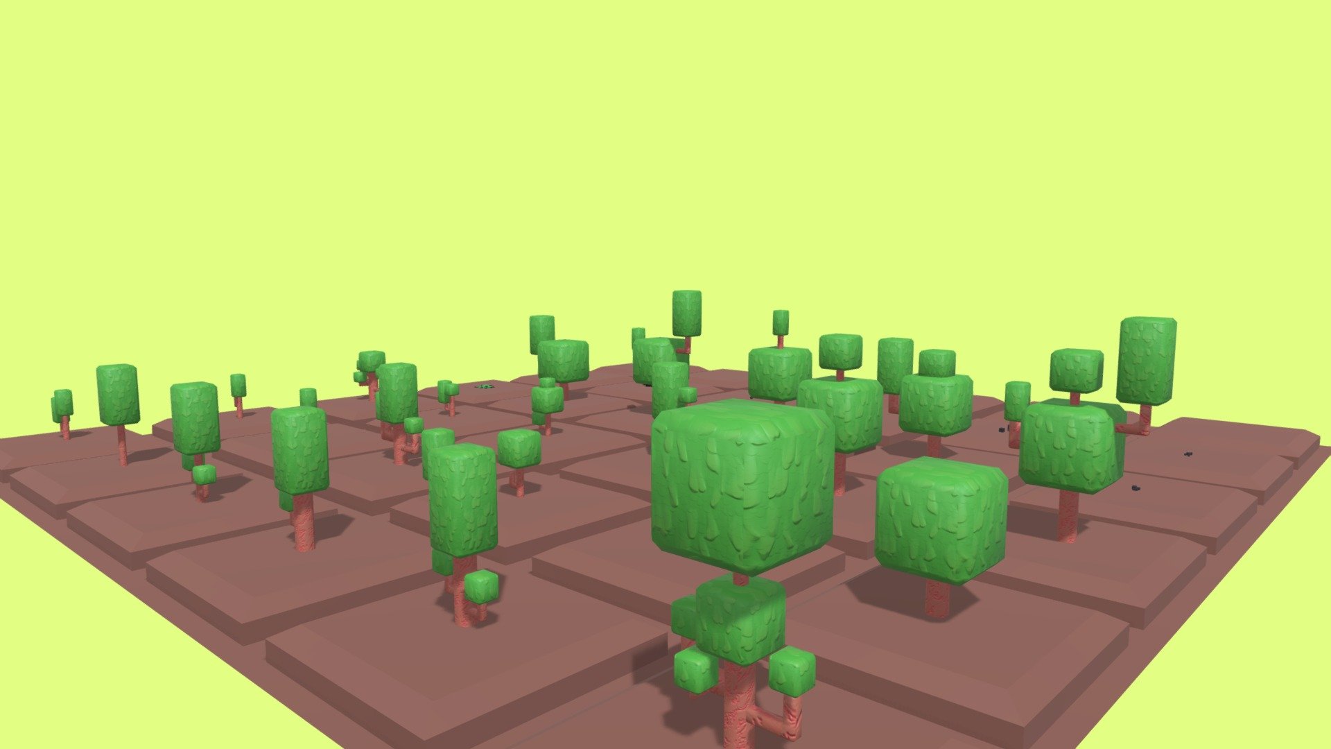 low poly forest pack - 3D model by deku media (@dekumedia) [1406c60 ...