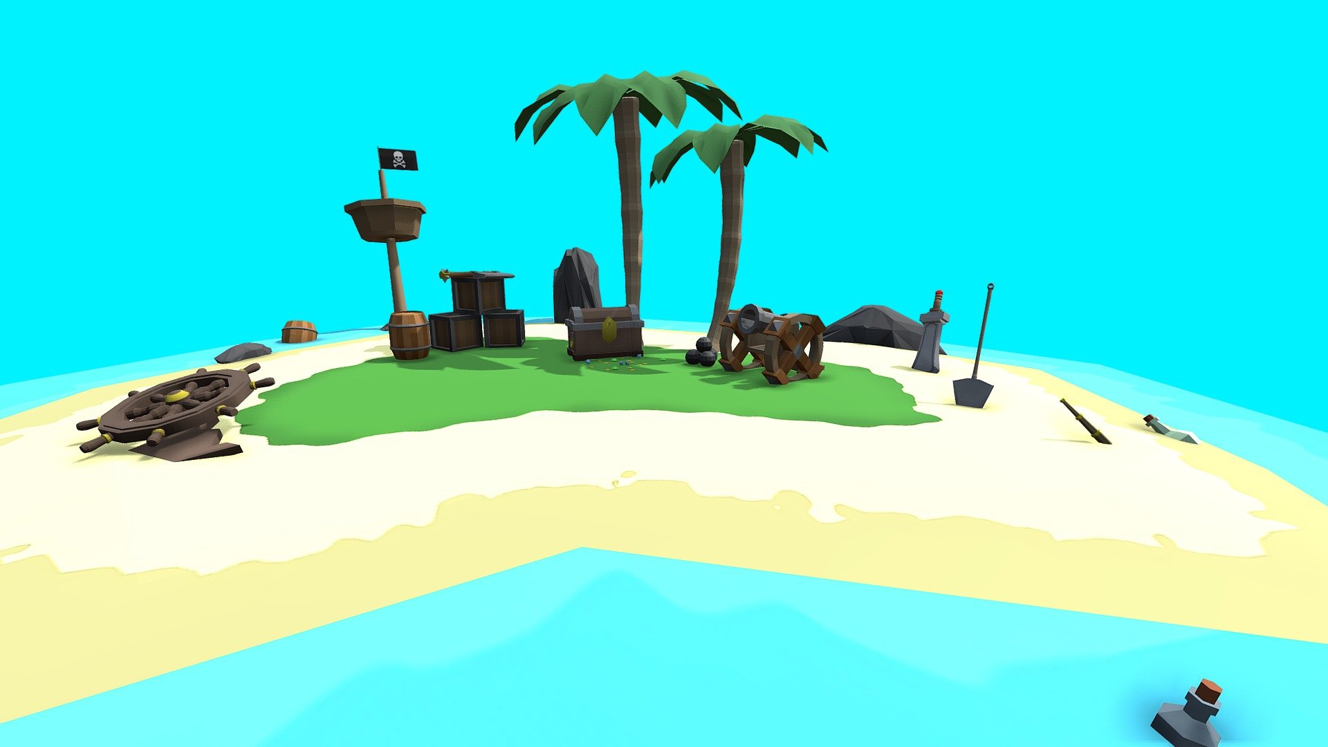 Treasure Island Final (9745) - 3D model by LachlanHall [1407054 ...
