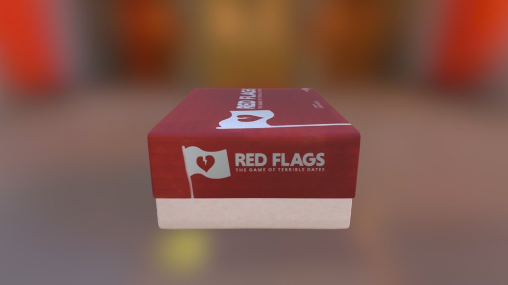 Red Flags Box Fixed Curved - 3D model by James Barker (@SuperBrewed ...