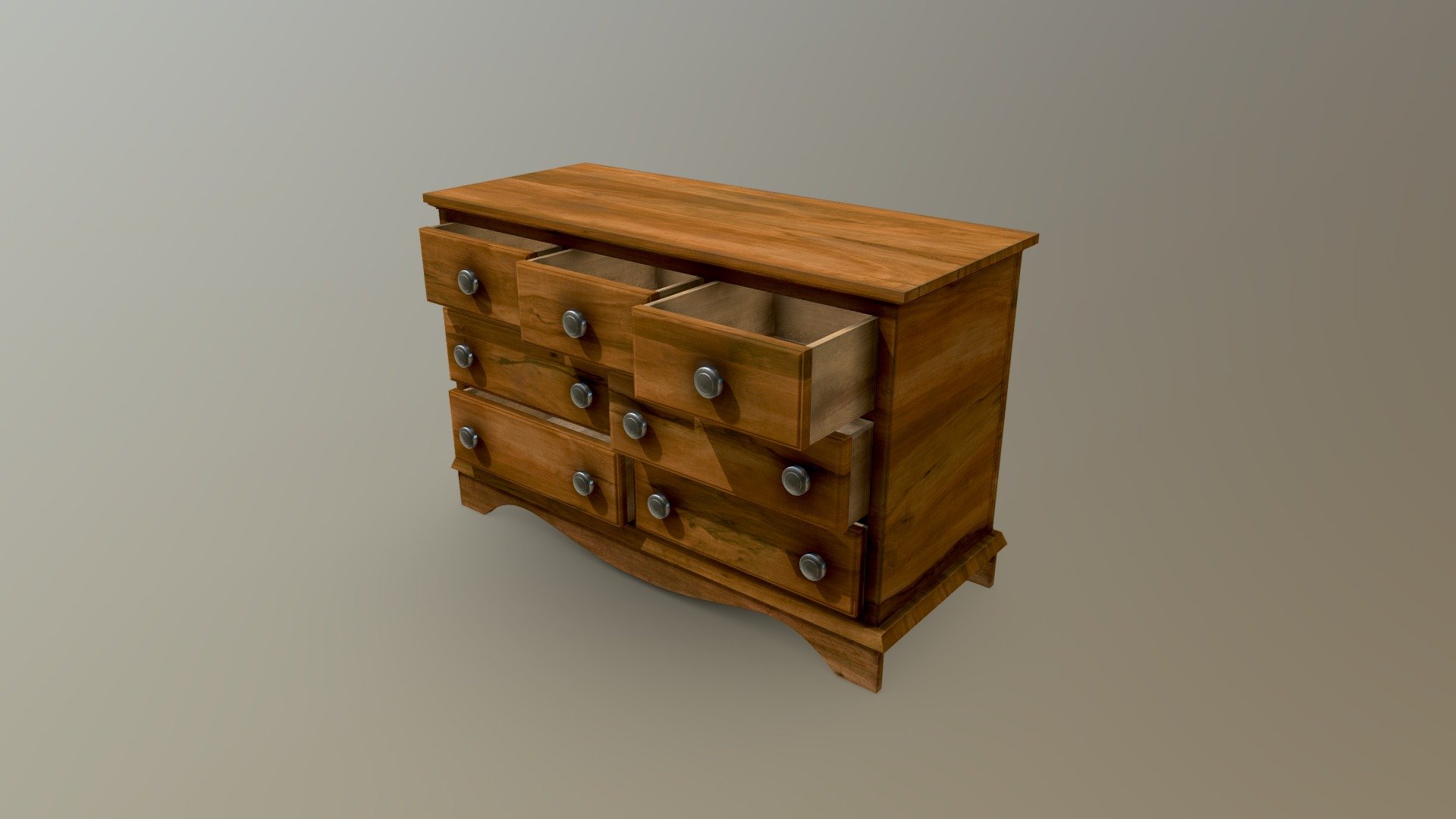 Wooden Drawers - Download Free 3D model by Mattyew (@mattyu) [140728c ...
