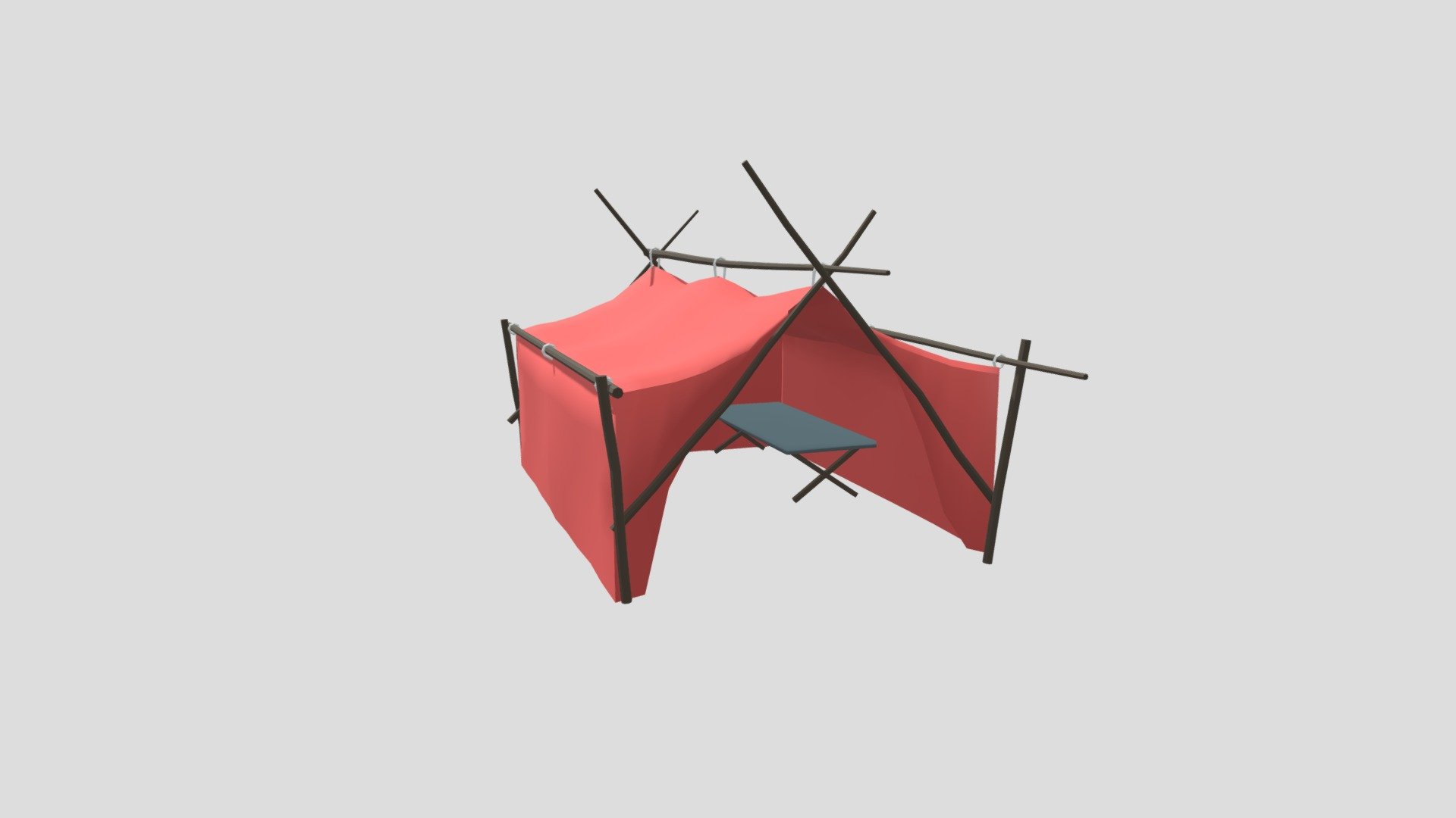 Tent - Download Free 3D model by Messerhawke [1407f16] - Sketchfab