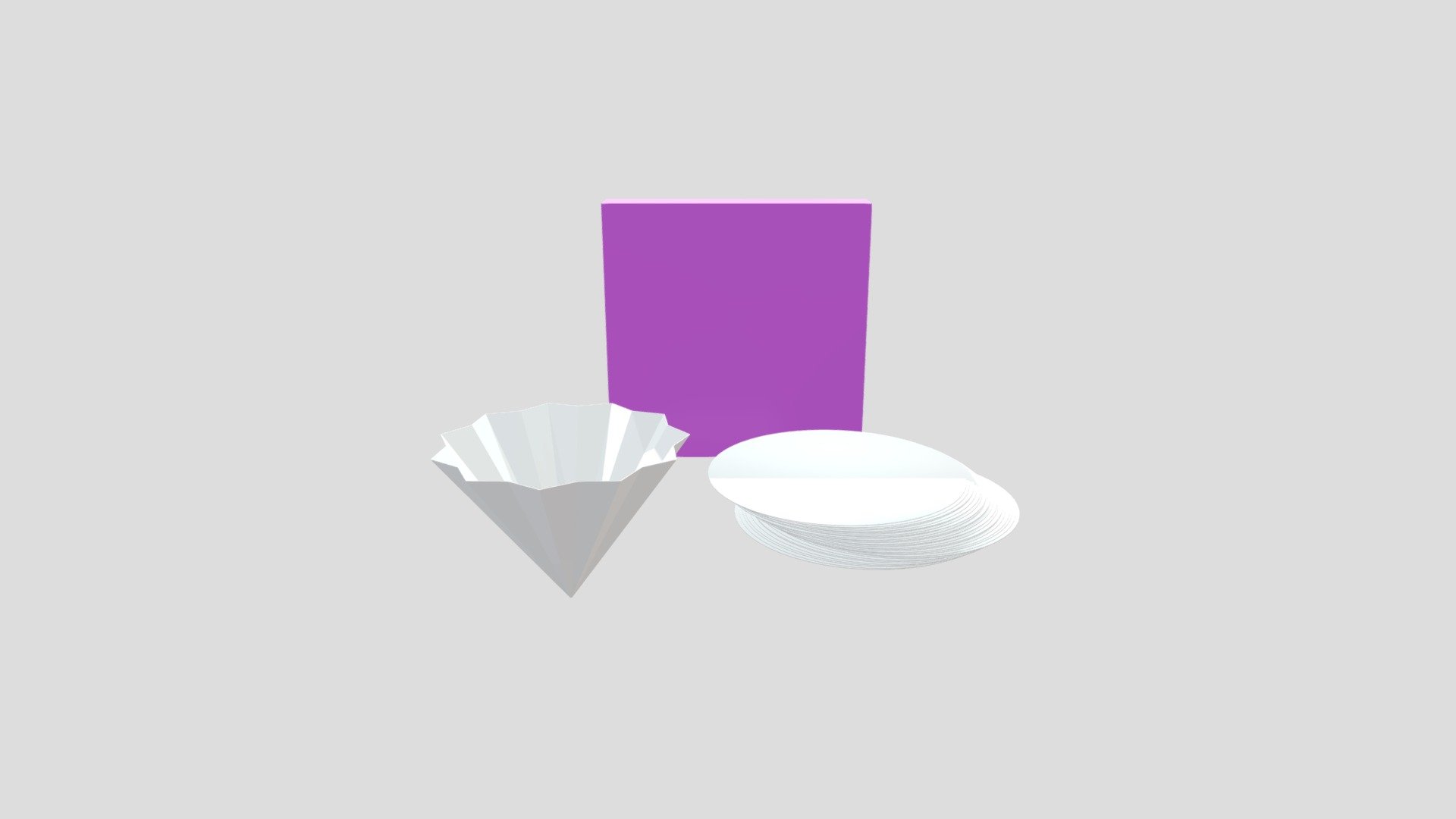 Filter papers - Download Free 3D model by MukaKejung (@AmirulIqwan ...