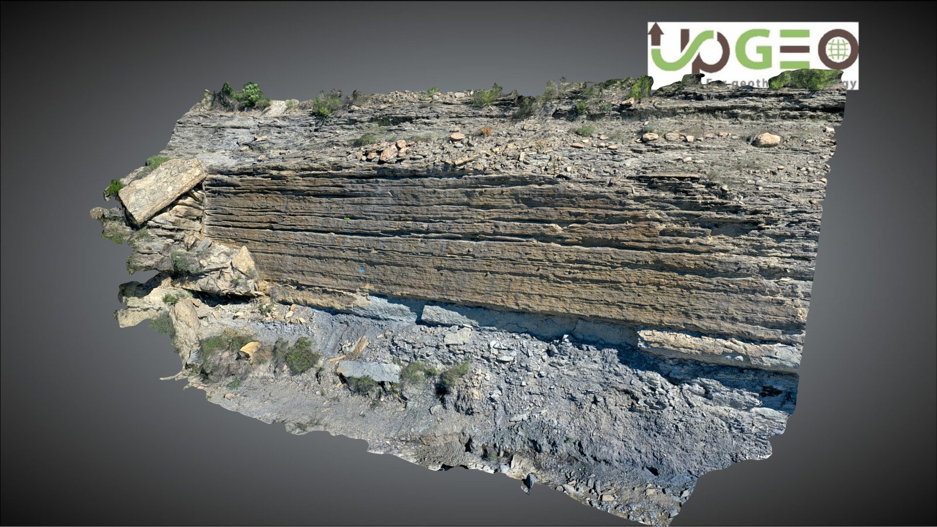 La Baronia Affleurement1 - 3D model by GEOPS U-Paris-Saclay (@gouravour ...