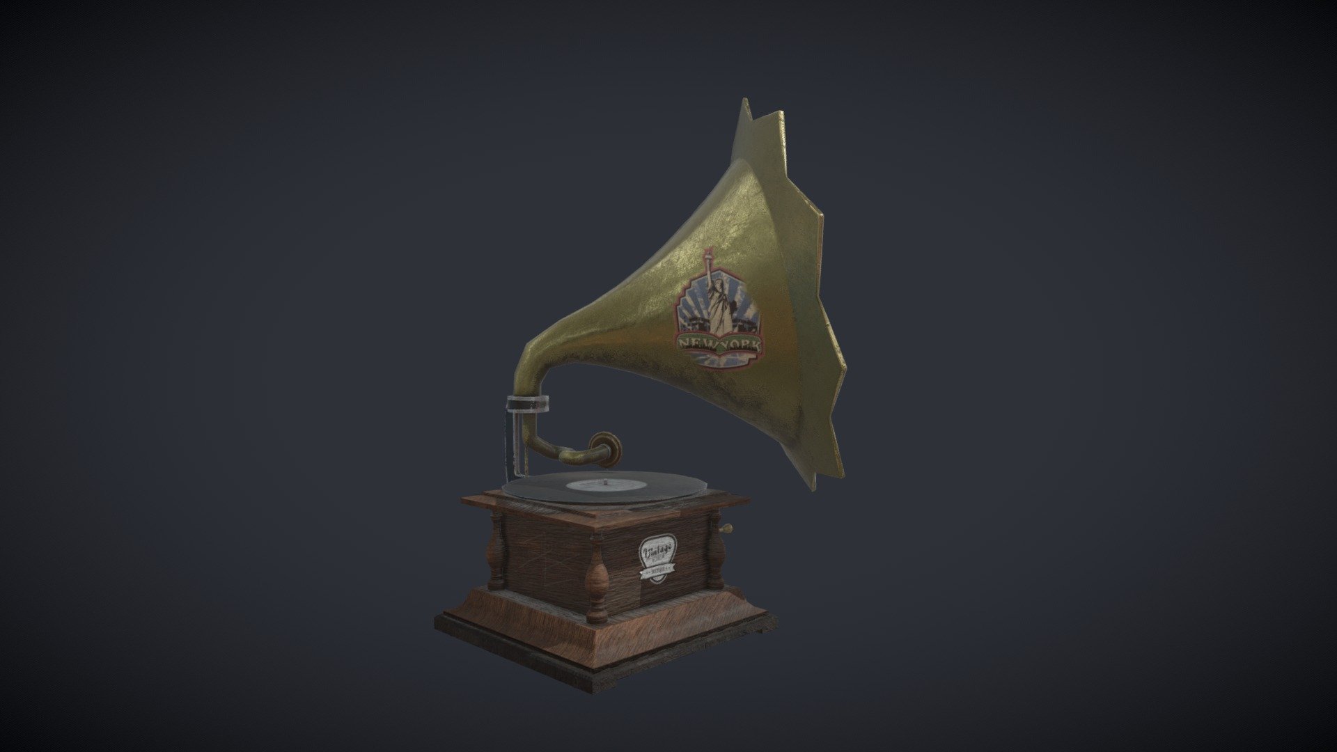 Tocadiscos Vintage - 3D model by Rocio Aylen Barrera Ruiz (@rocio ...