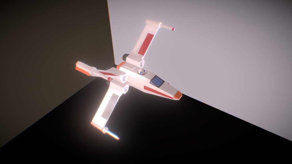 X-Wing - 3D model by jiberico [140b710] - Sketchfab