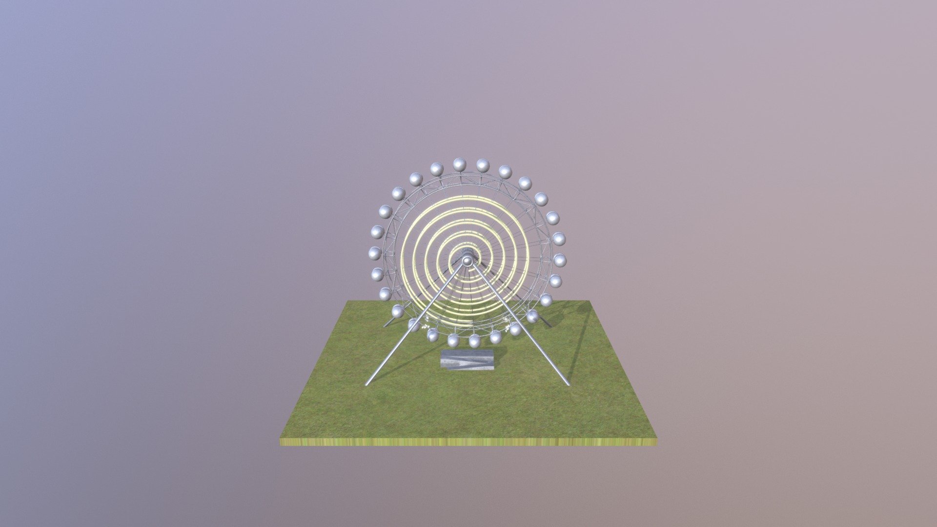 Santander Observation Wheel - 3D model by IDP2 [140bc36] - Sketchfab