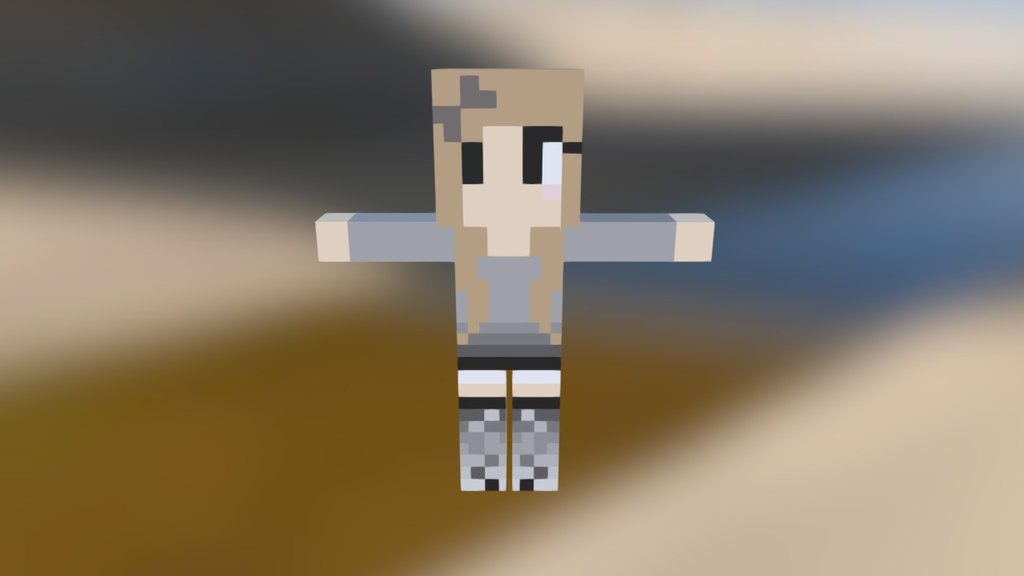Minecraft Skin - 3D model by DiamondDolphins [140d73a] - Sketchfab