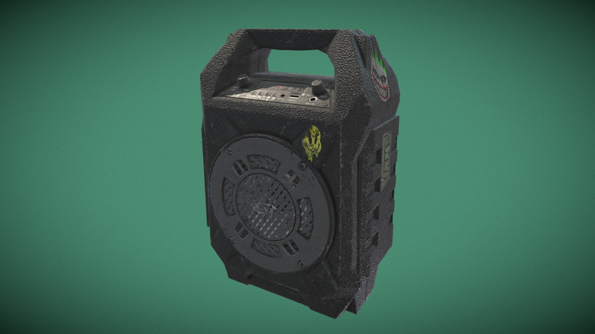 iLive portable bluetooth speaker - 3D model by Frankie Grimes ...