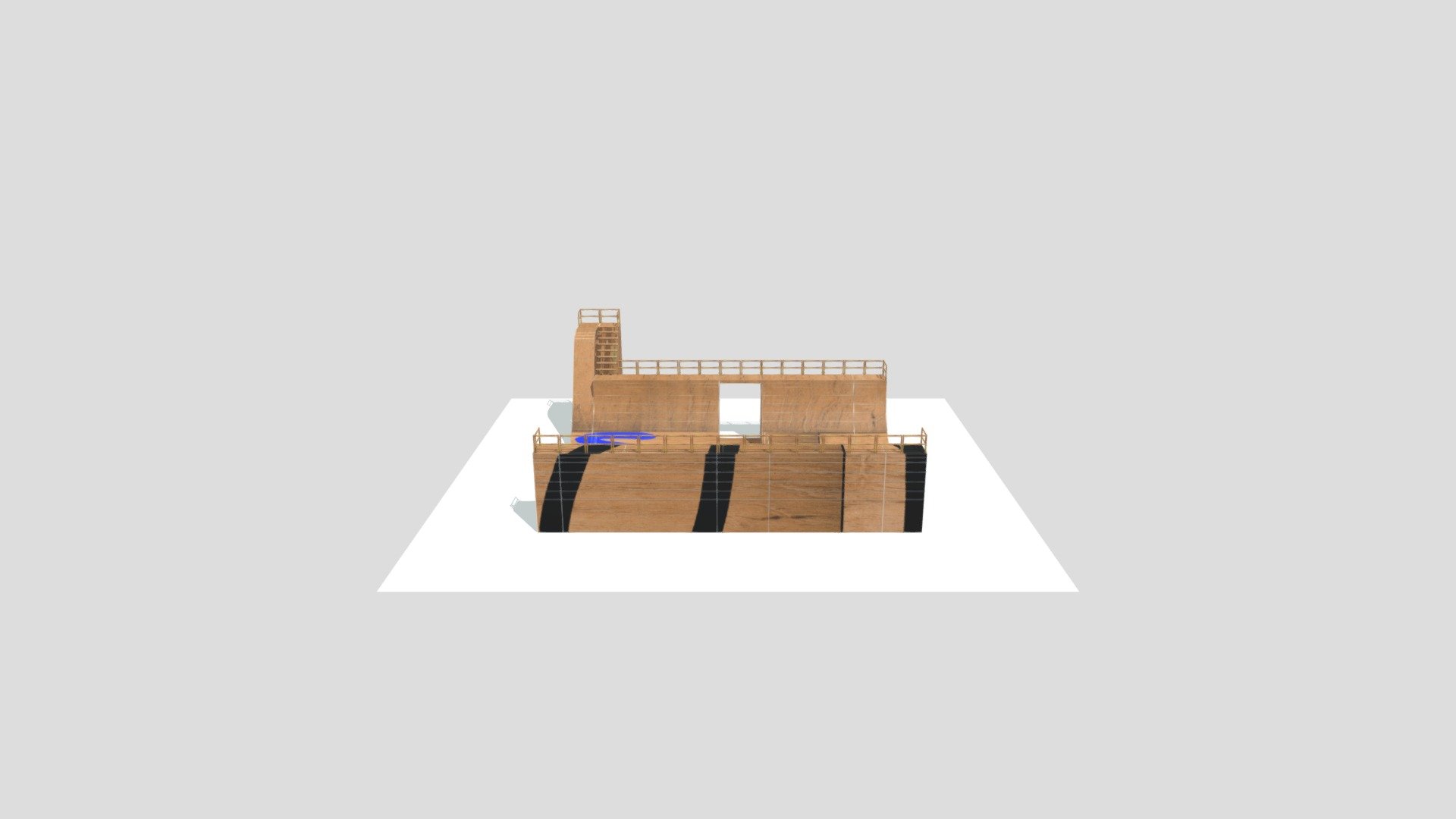 Wood Ramp with Paint - Download Free 3D model by TonyPenn [140f620 ...