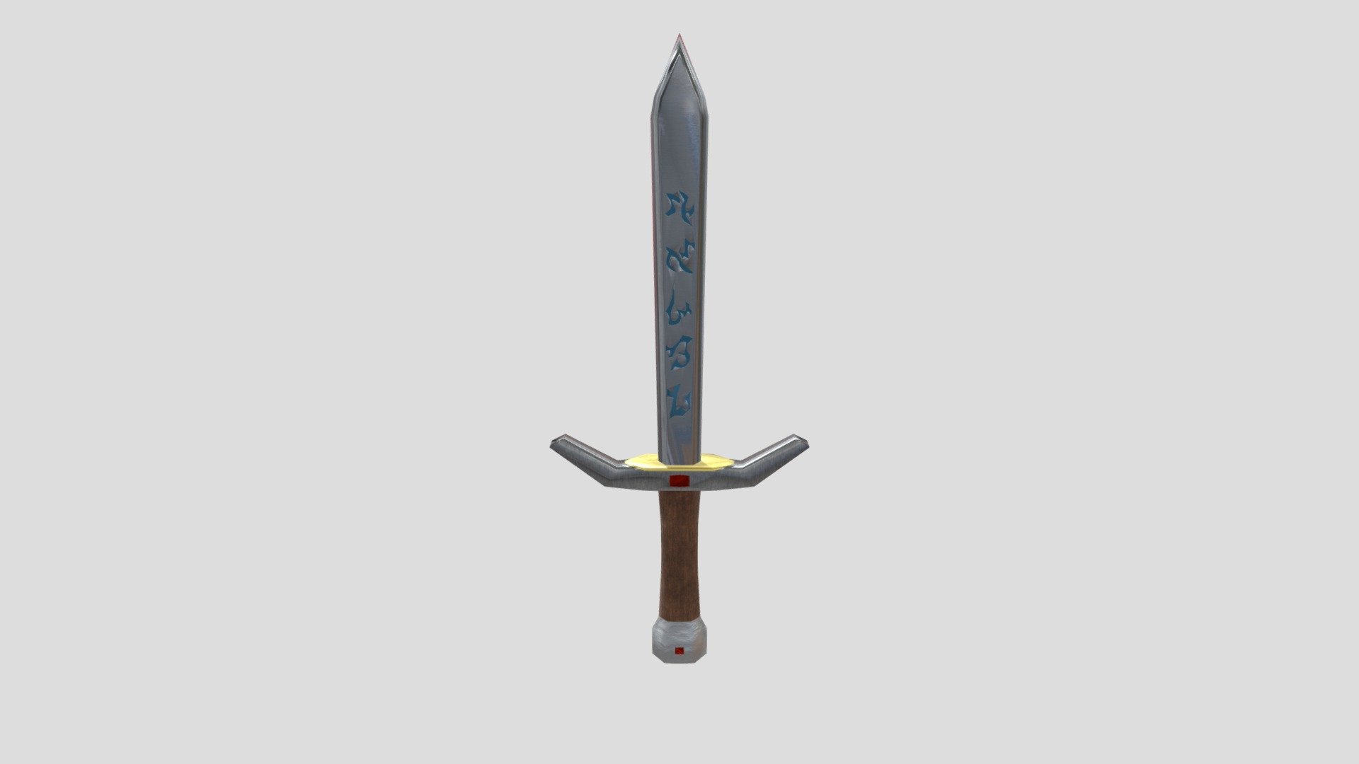 Basic Fantasy Sword - 3D model by BBRossiter [14104a4] - Sketchfab