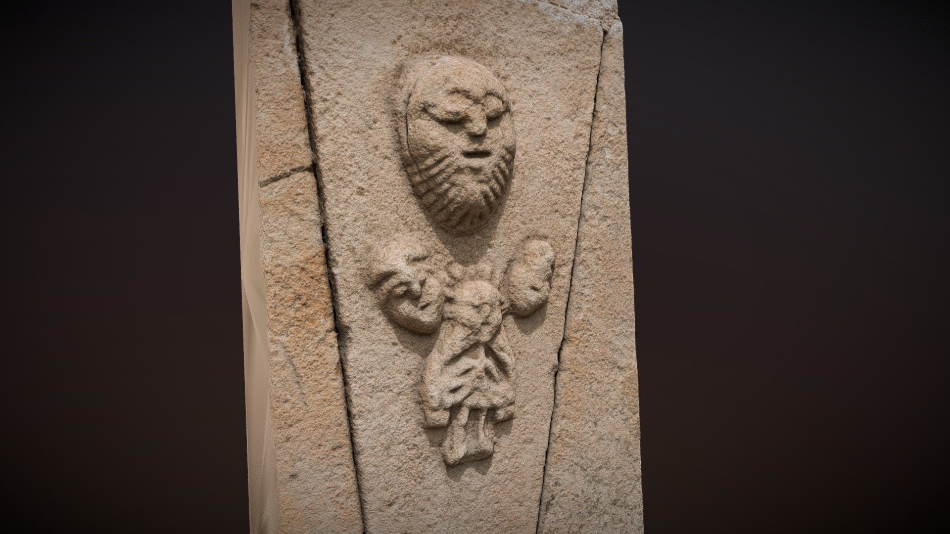 Stone shield of Saint Elias - 3D model by www.Helicoidale.com ...