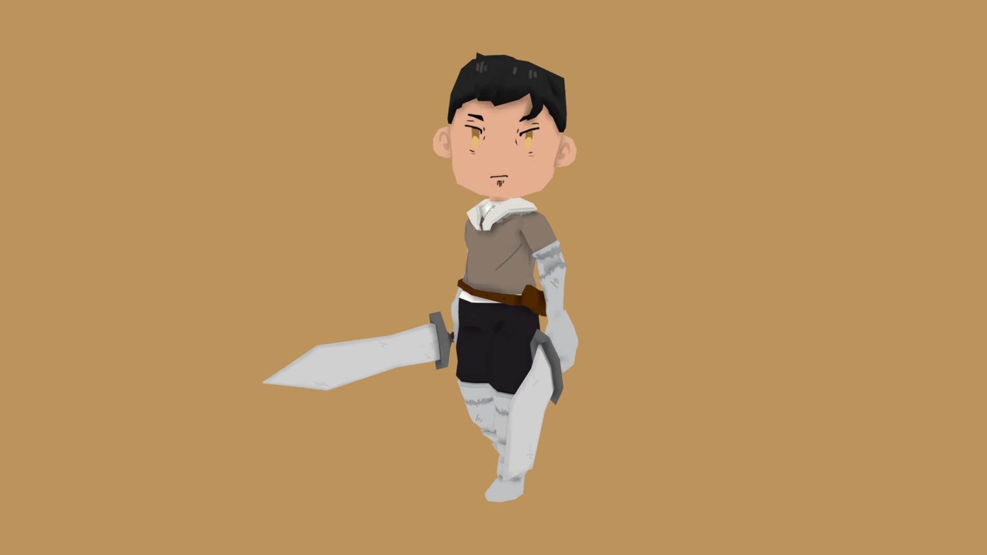 Lars - Low Poly Figure - 3D model by PolyDood [1411b43] - Sketchfab