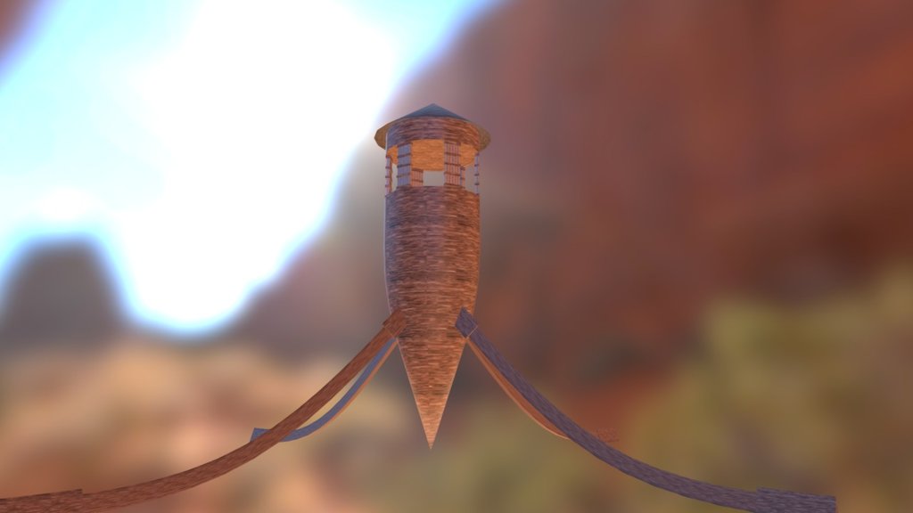Flying tower - Download Free 3D model by Neo_minigan (@neominigan ...
