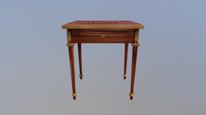 Display-table 3D models - Sketchfab