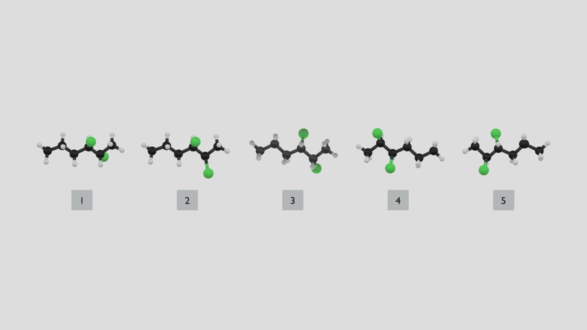 Structures of 2,3-dichlorohexane - Download Free 3D model by Michael ...