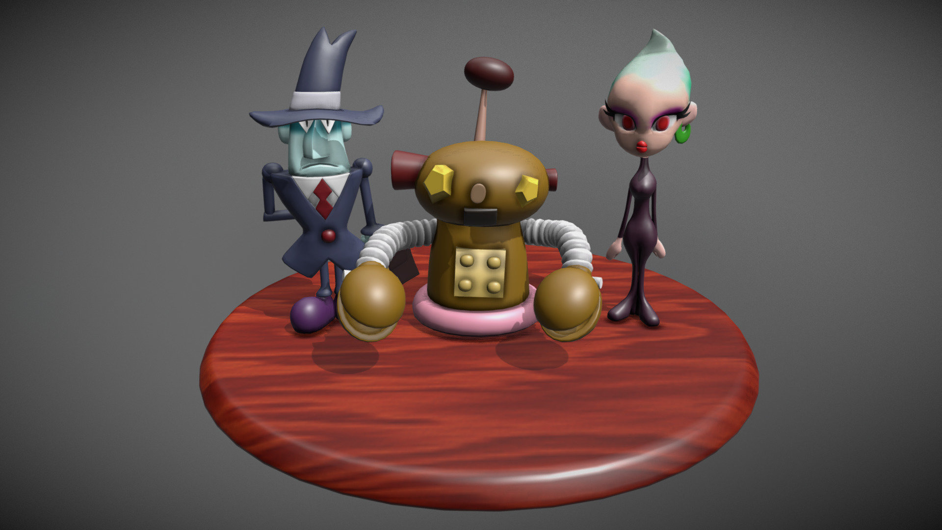 Moon character_02 - 3D model by GEKIMURA [1414321] - Sketchfab