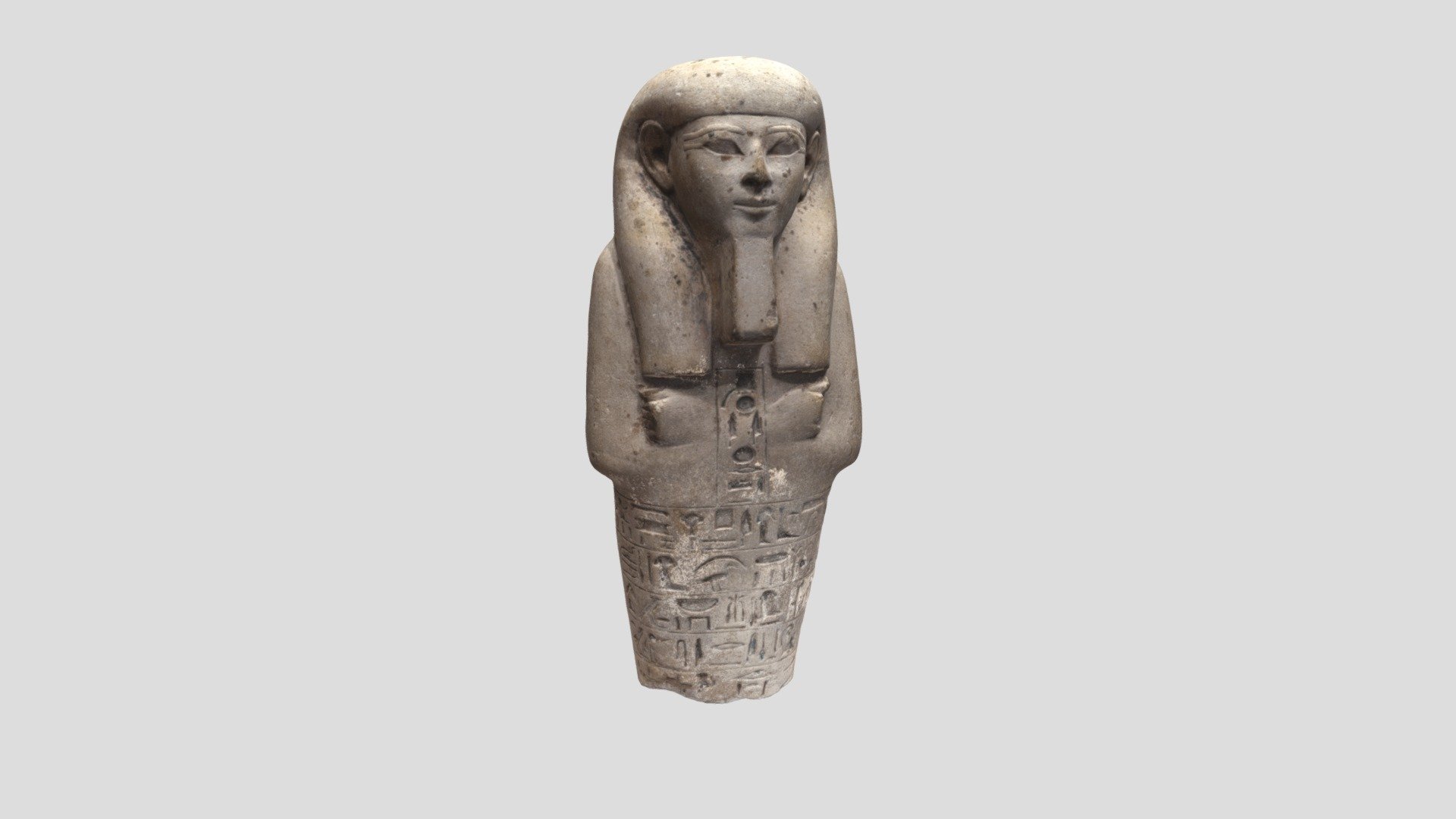 Upper part of a limestone shabti - 3D model by Chau Chak Wing Museum ...