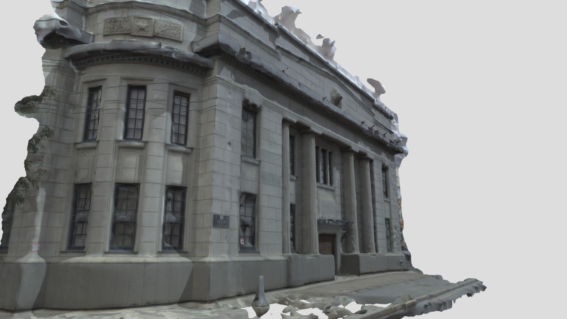 Japanese bank building Yuzhno-Sakhalinsk - Download Free 3D model by ...