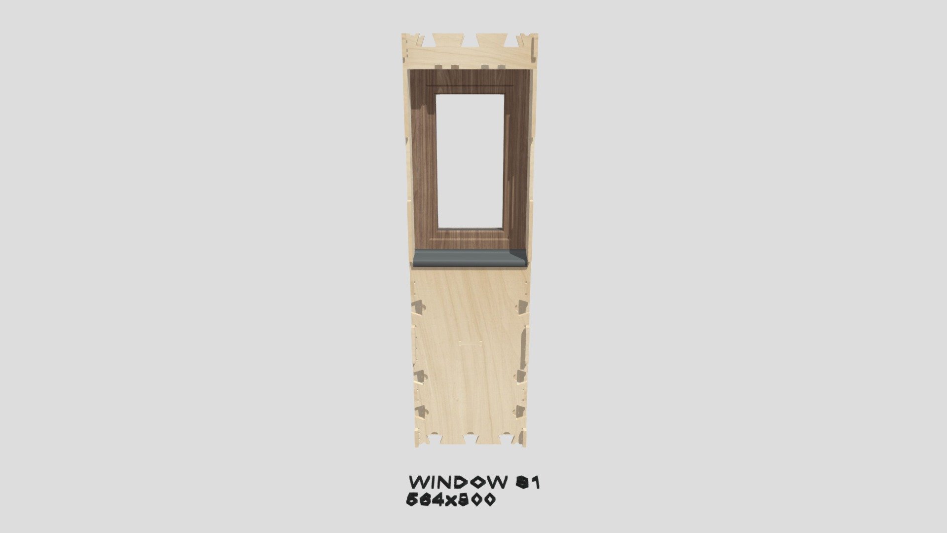 Window S1 - 3D model by zewaho [1418127] - Sketchfab