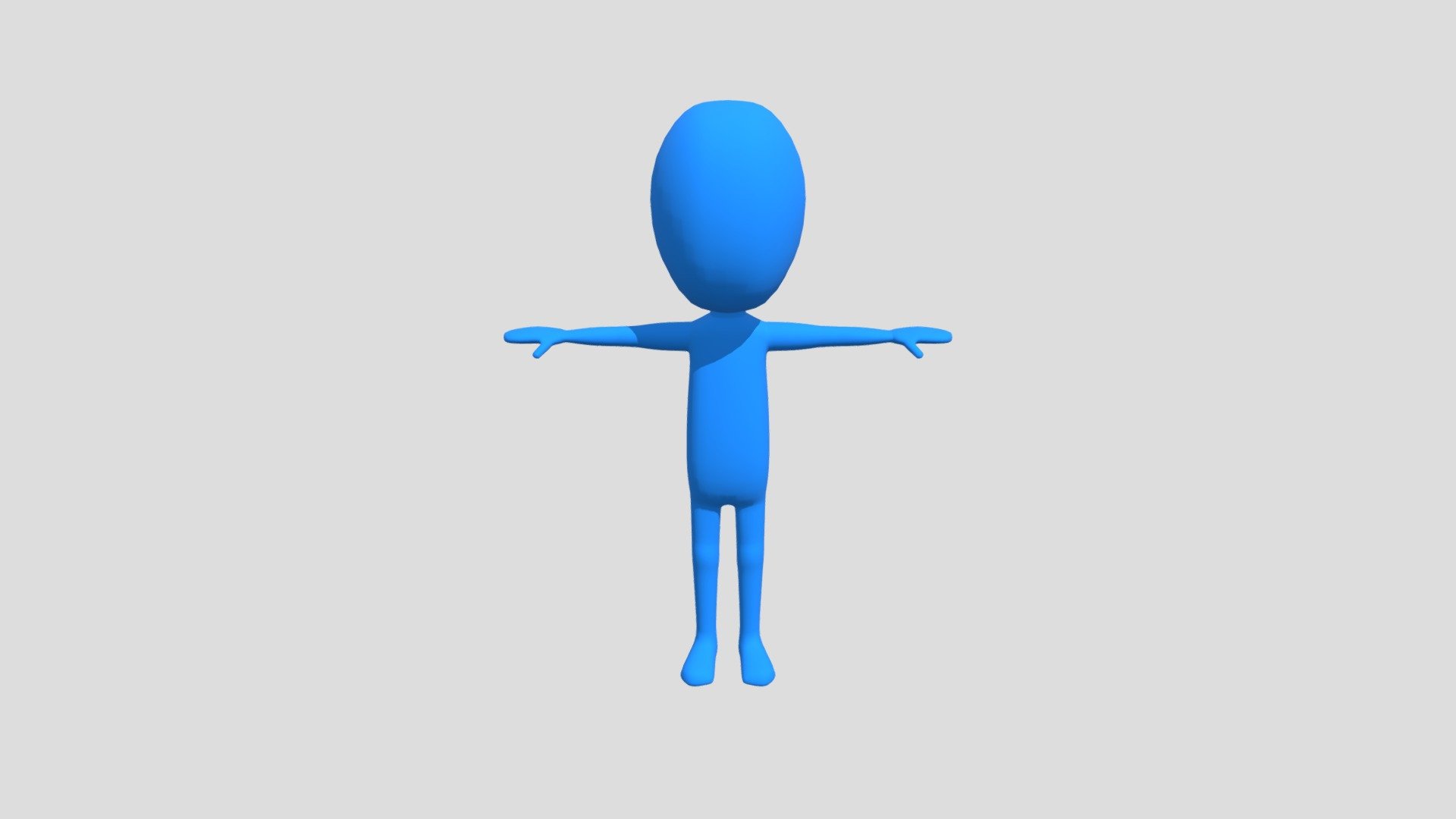 A Simple Blue Guy (Free) - Download Free 3D model by GeBaDo [1418389 ...