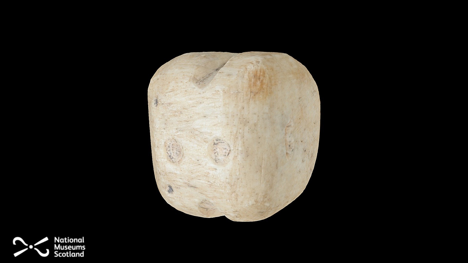 Neolithic bone 'die', Skara Brae, Orkney - 3D model by National Museums ...