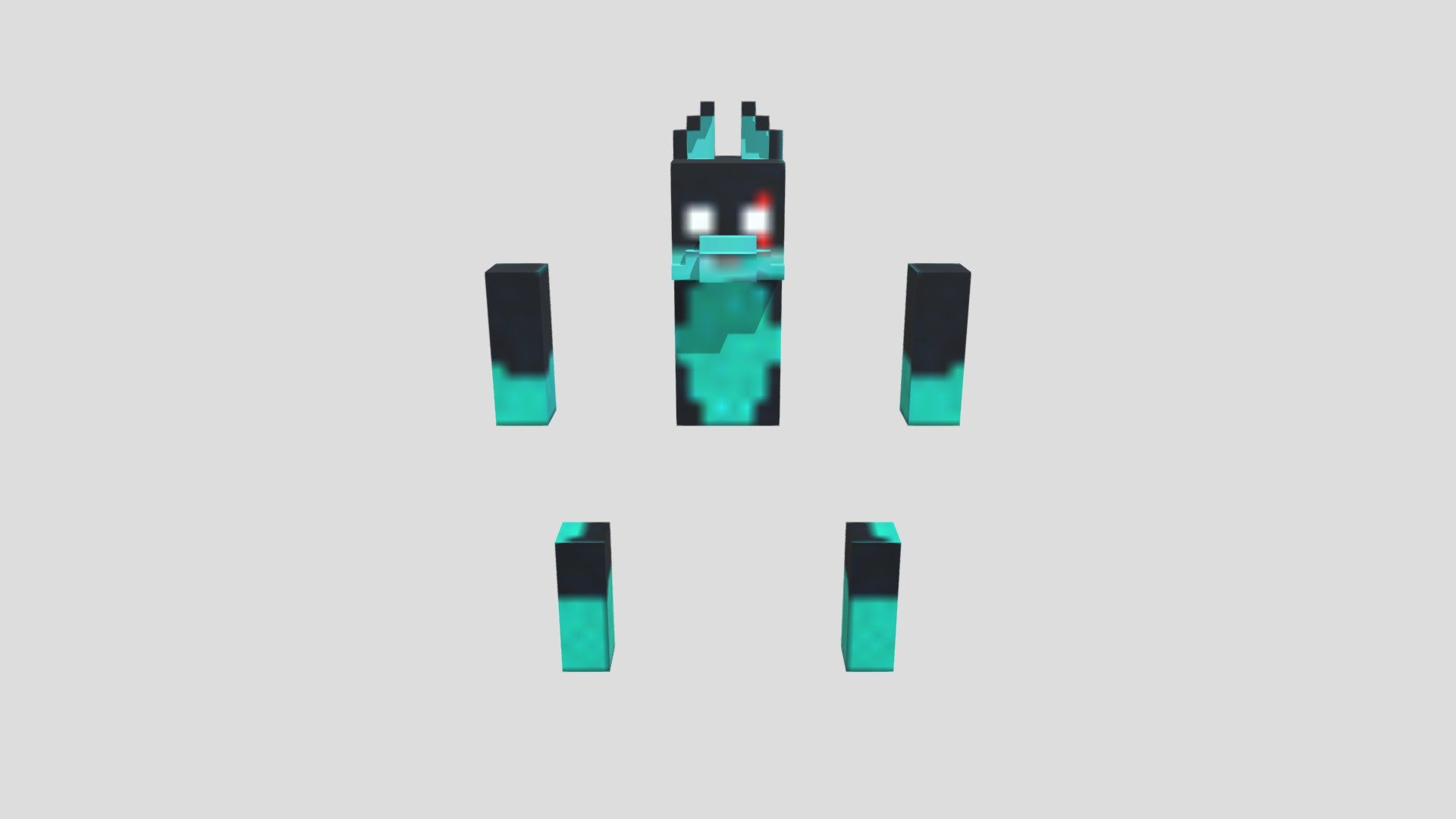 wolffox-minecraft-rig-v1-v1 - 3D model by Thz Unknown GamerYT ...