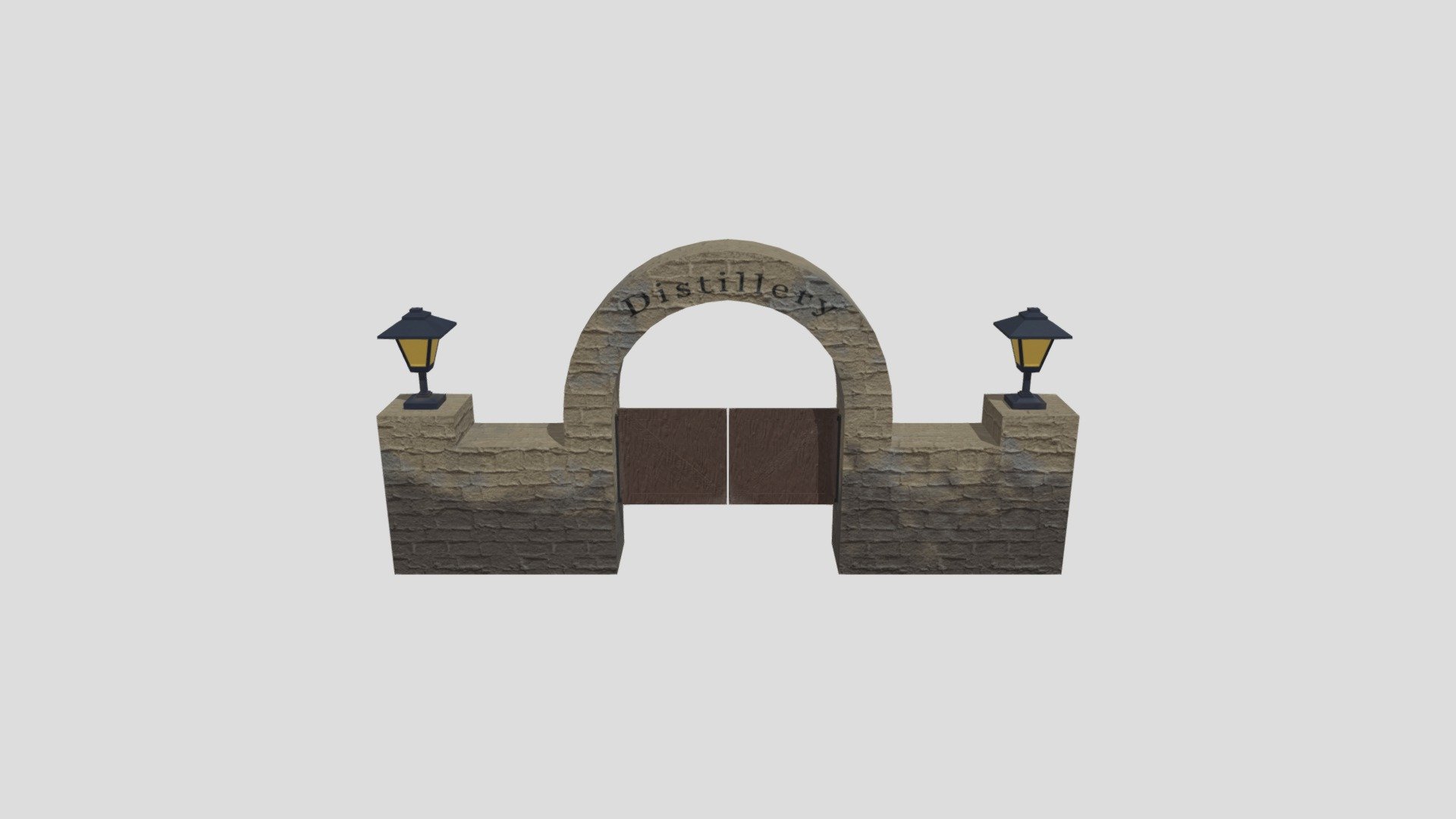 gate 2 - 3D model by mika (@mikav) [141919e] - Sketchfab