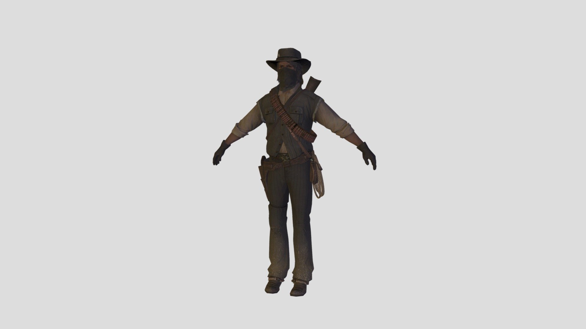 RDR1 - John Marston - Download Free 3D model by vii (@nadoxmolla ...