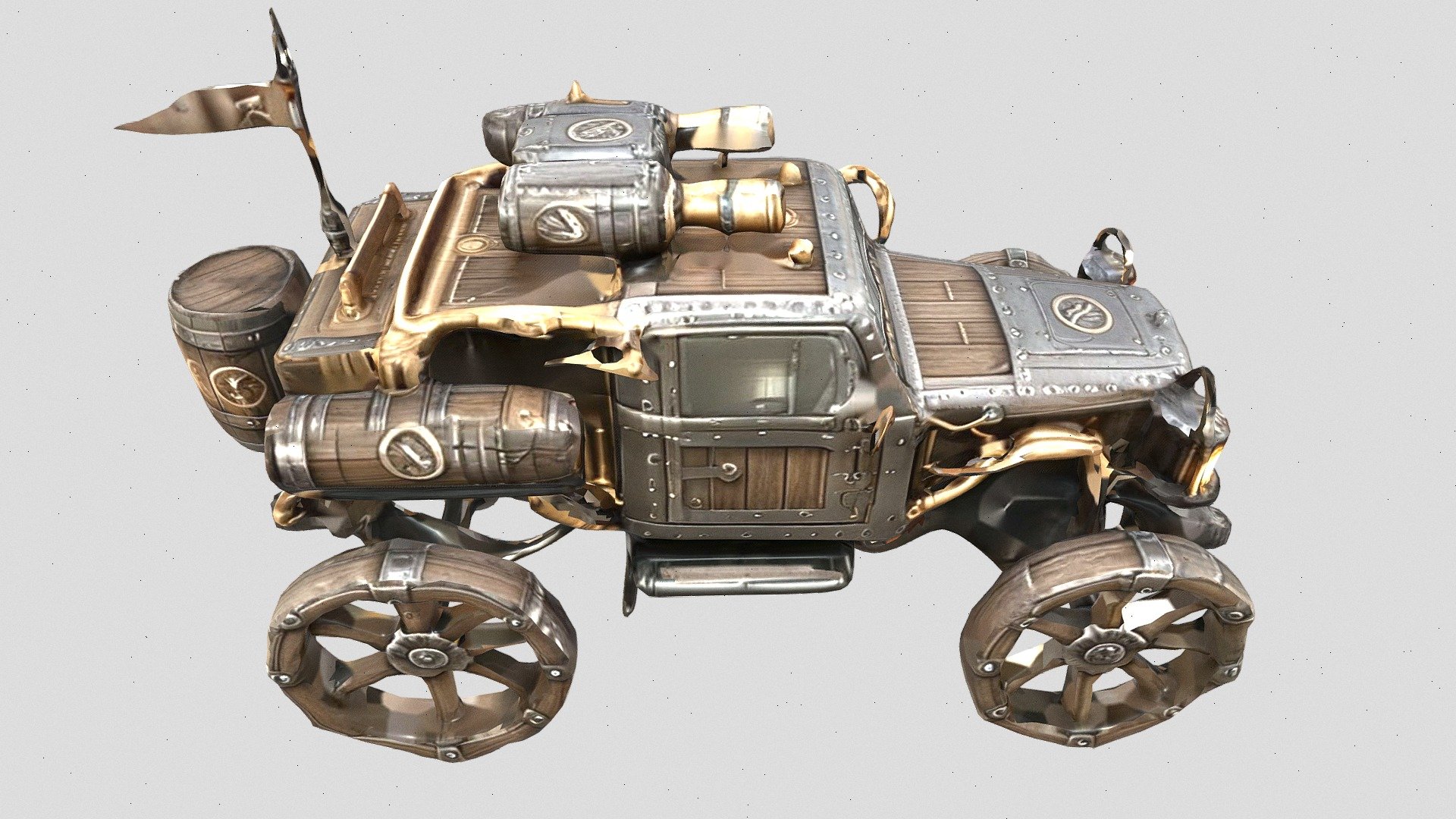 Fantasy_[-]-{X}-[-]_Vehicle_'Nr.01' - Download Free 3D model by -X ...
