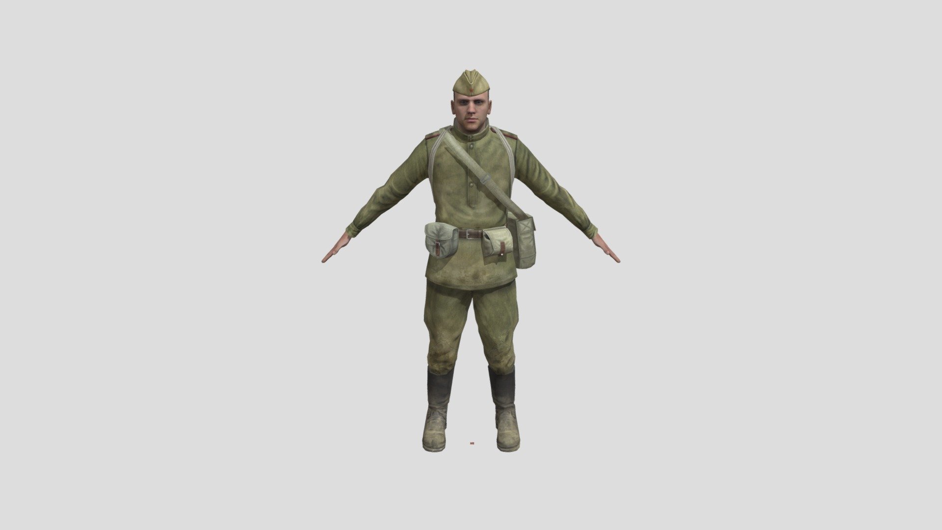 Rus soldier - Download Free 3D model by Chernov-Egor [141a9aa] - Sketchfab