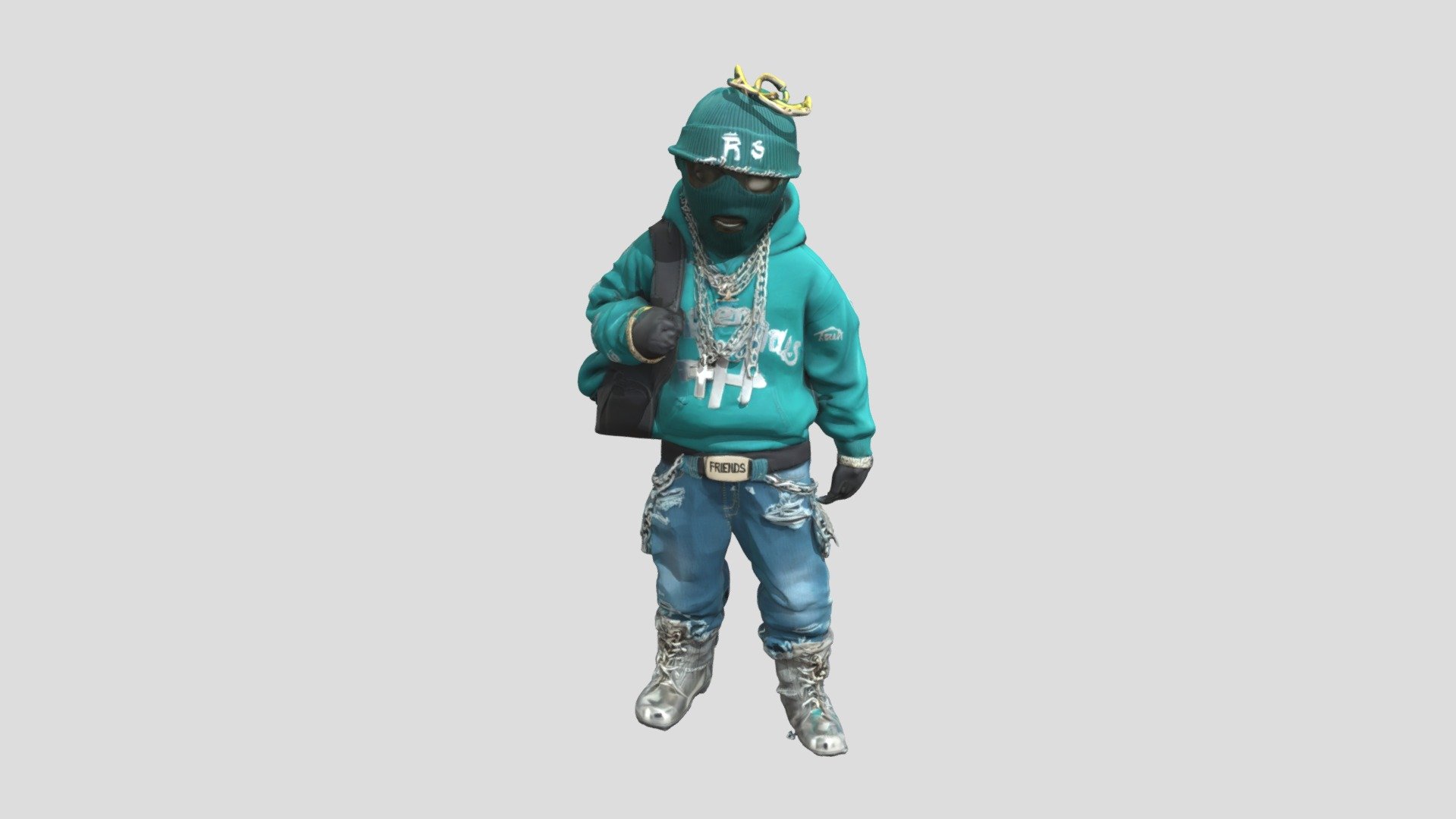 Masked Swag Icon by Christian - 3D model by Christiannn [141b36a ...