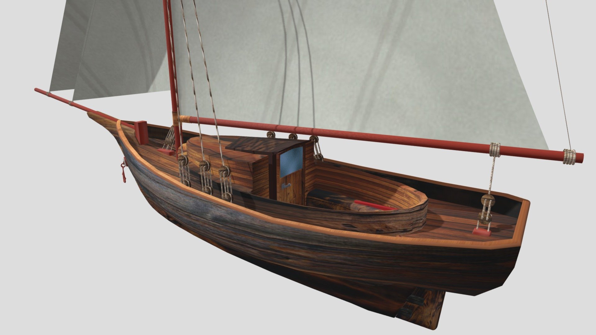 Pemaquid Friendship Sloop - Download Free 3D model by gogiart ...